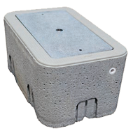 PRECAST #5E BOX PULL BOX (14" x 23) OD 28 METER BOX CONCRETE ...