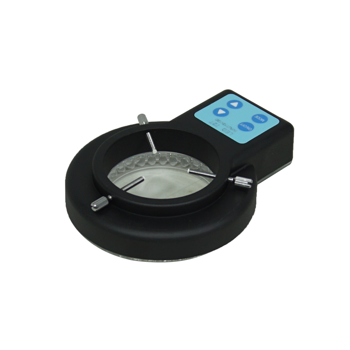 72 LED Microscope Ring Light with Four-Zone Quadrant Control Diameter ...