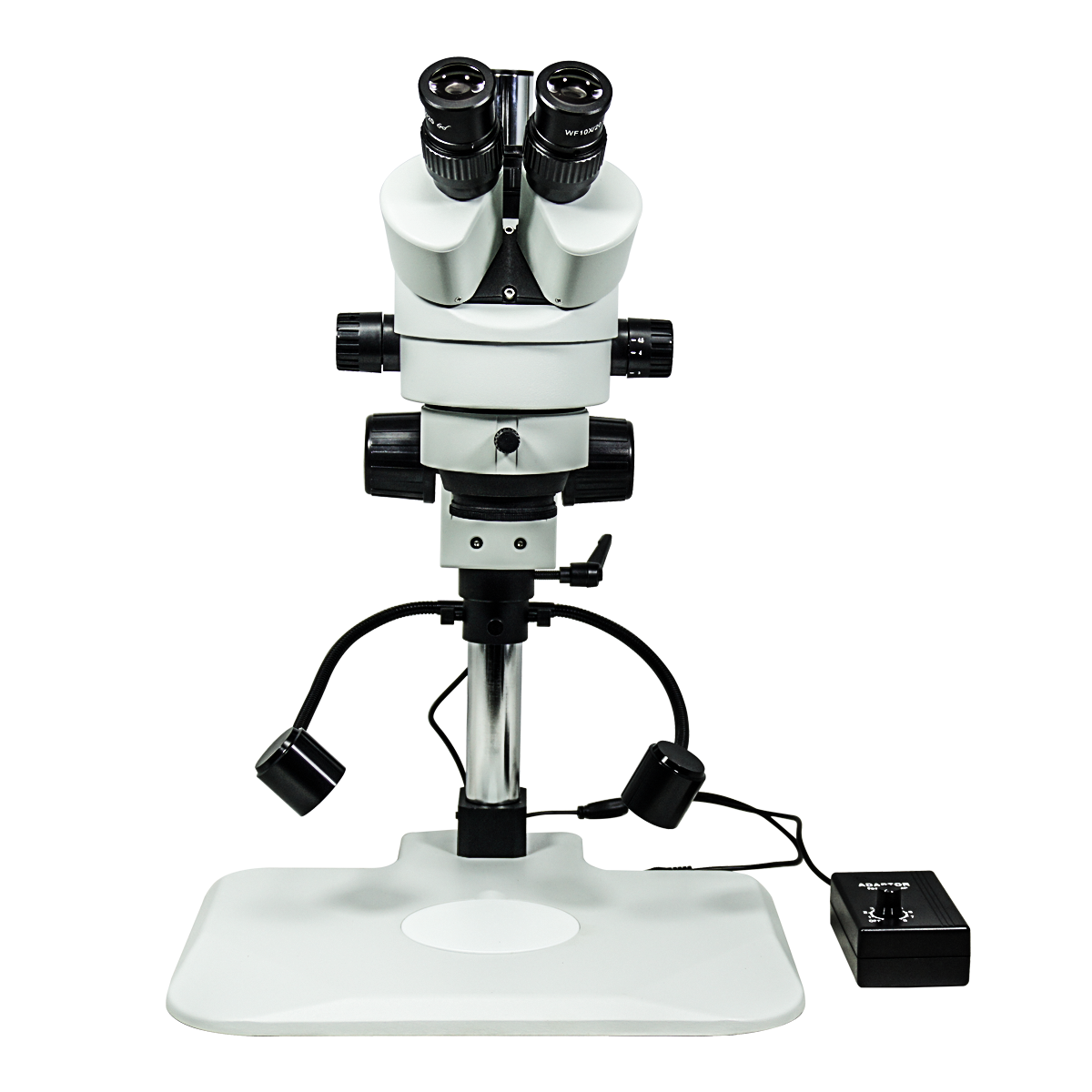 7-45X LED Light Post Stand Trinocular Zoom Stereo Microscope SZ02010251 ...