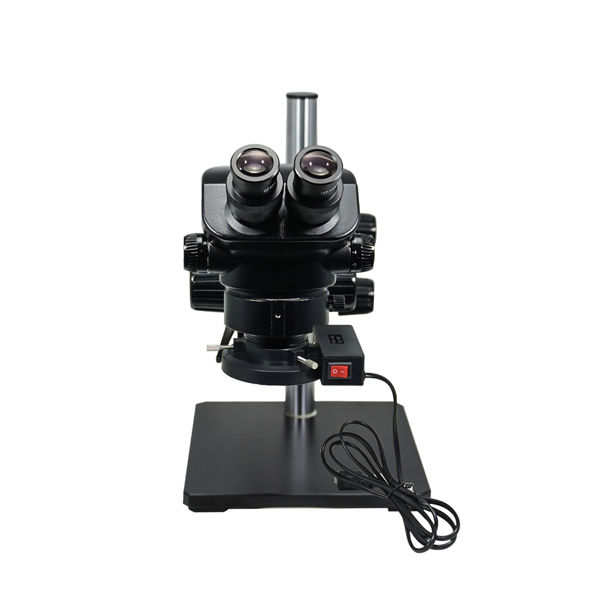 7-50X ESD Safe Dual Arm Stand Fluorescence Light Trinocular Zoom Stereo ...