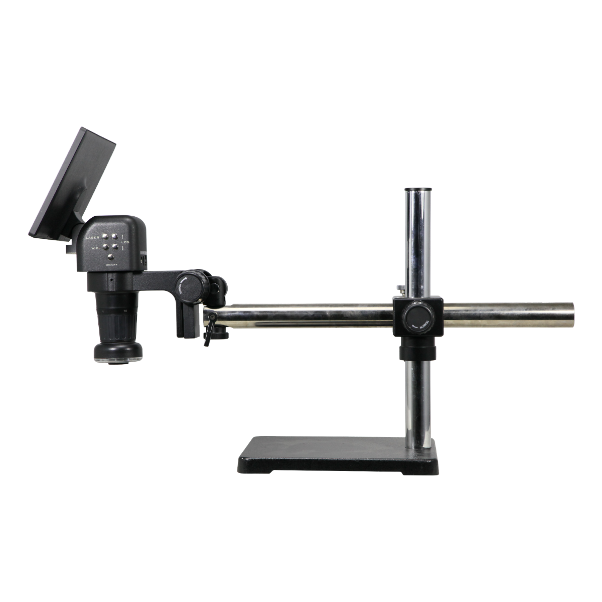 17.2-110.5X 8.3 Megapixels CMOS LED Reflection Light Boom Stand Upright ...