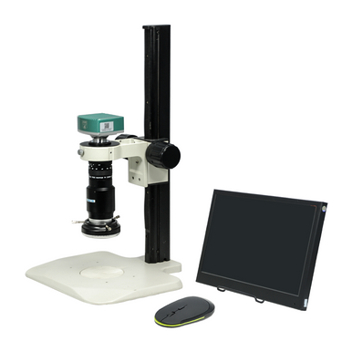 1-6X 2.0 Megapixels CMOS LED Light Track Stand Video Zoom Microscope ...