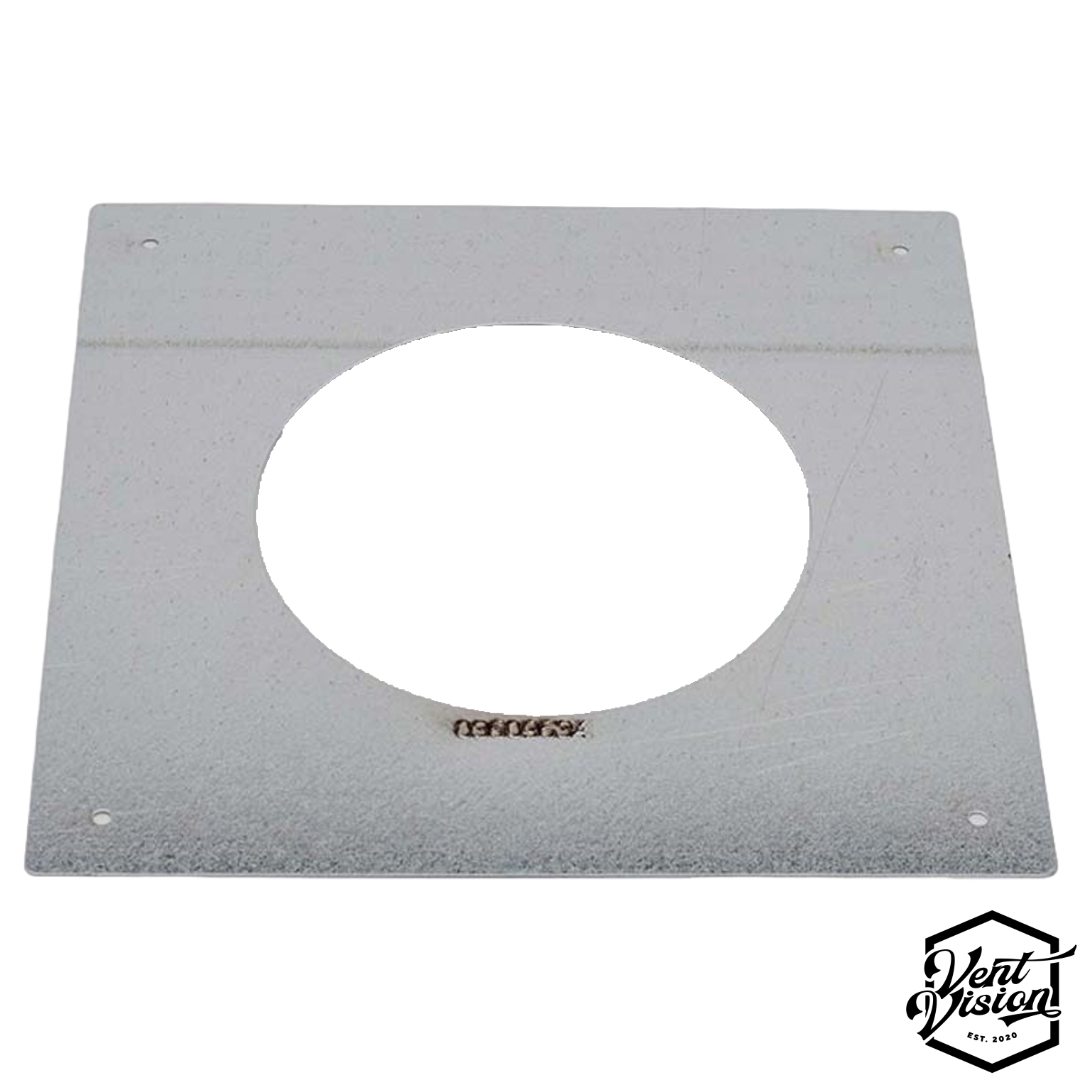 Vent Vision Dryer Vent Wall Plate for Clean Finishes