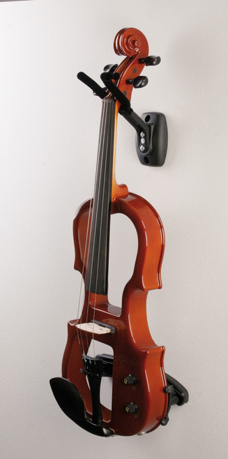 16580 Wall Mount Violin/Viola Hanger with Bow Holder - Connolly Music