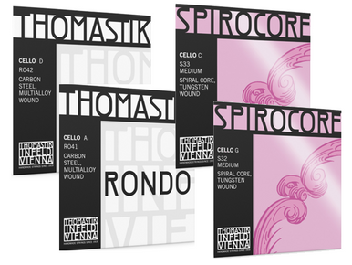 SPI-RONDO - Spirocore Tungsten & Rondo Cello Set - Connolly Music