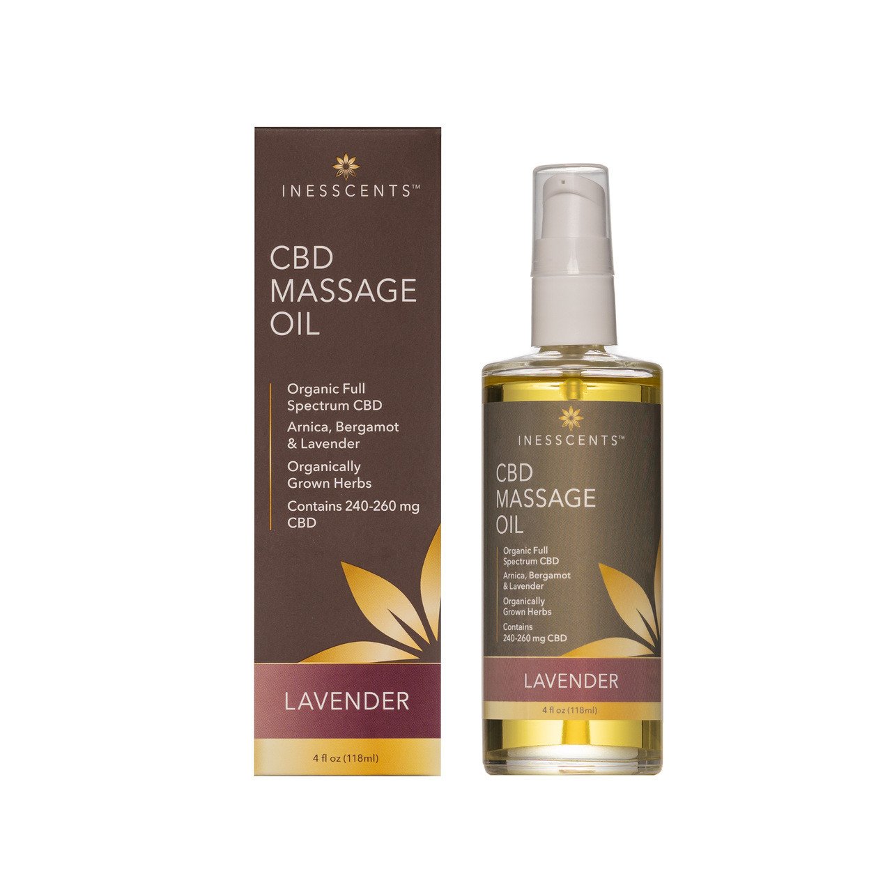 Cbd Massage Oil Lavender 4oz