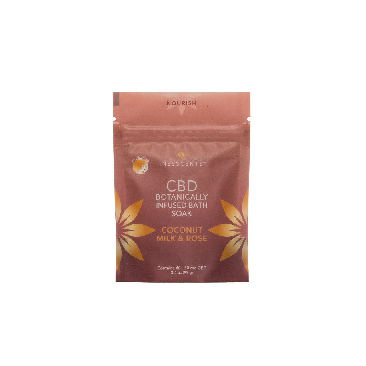 CBD Botanically Infused Bath Soak | Coconut Milk & Rose | 3.5oz