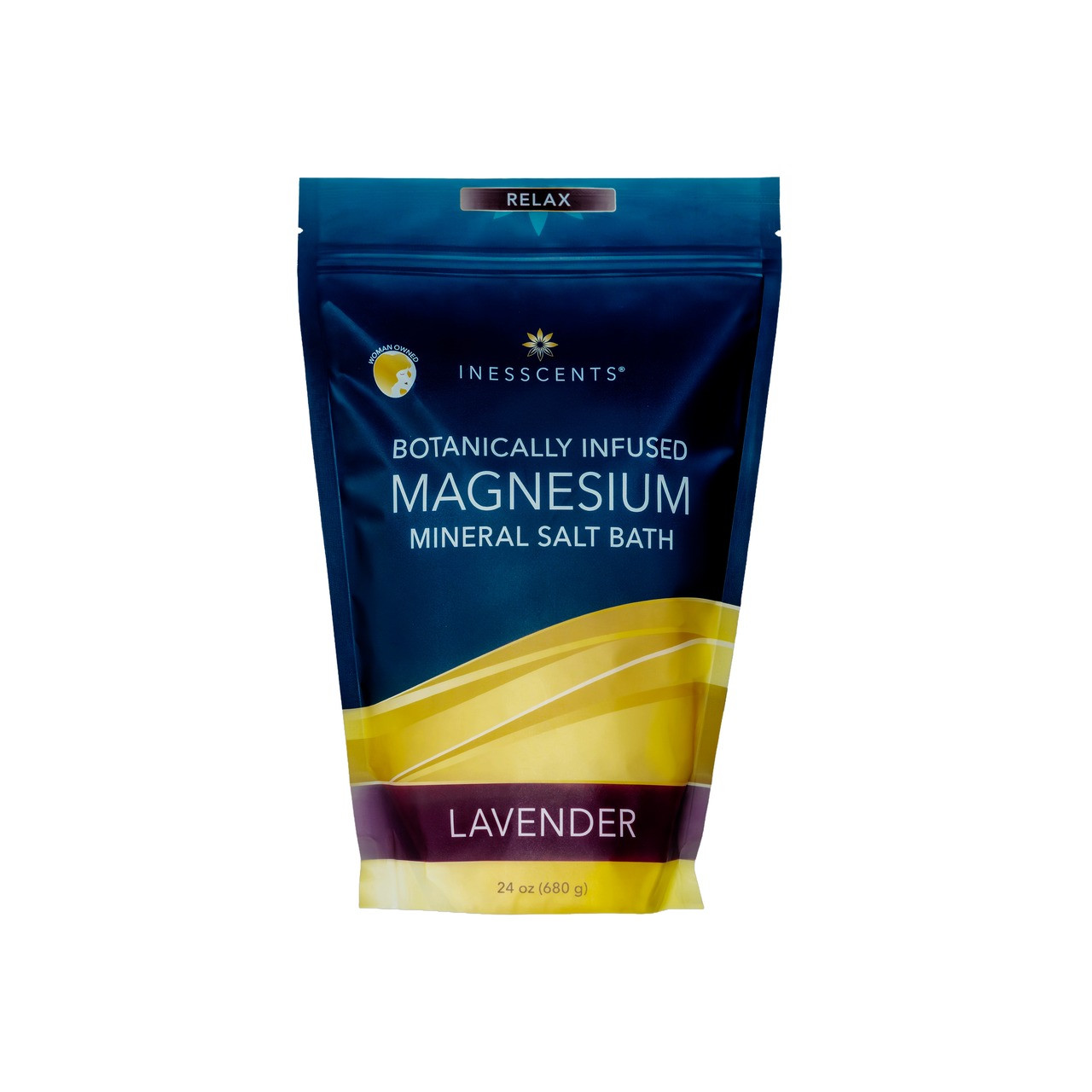Magnesium Mineral Salt Bath - Lavender - Inesscents Aromatic Botanicals