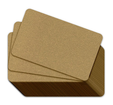Metallic Red Gold Blank Plastic Cards | 30 mil | CR80