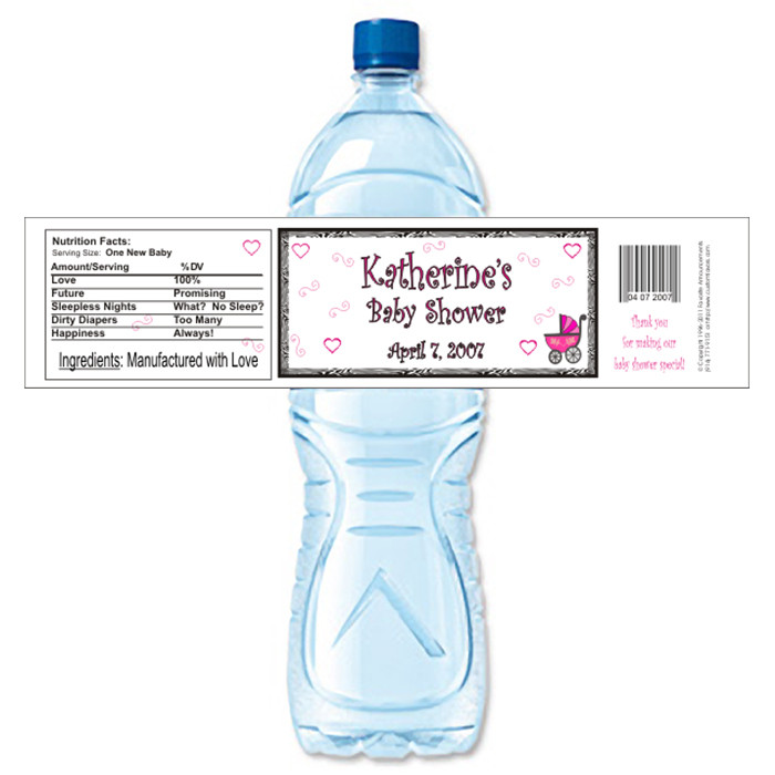 Baby Shower Buggy Labels | Favorite Announcements®