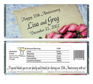 Anniversary Parchment Wrappers | Favorite Announcements®
