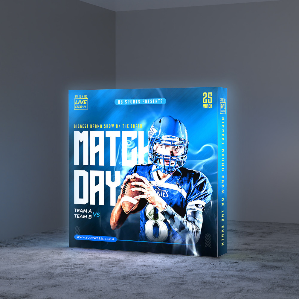 8ft SEG Backlit Popup Display - Arrowhead Sign Company DBA: Arrowhead ...