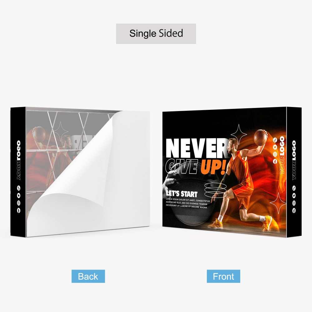 10ft SEG Backlit Popup Display - Arrowhead Sign Company DBA: Arrowhead ...