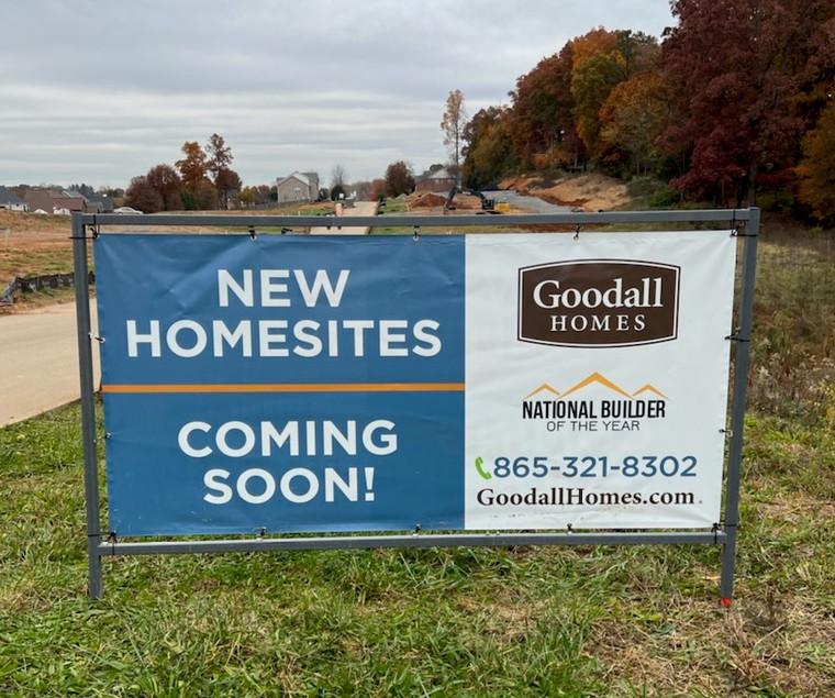 4 ft x 8 ft Outdoor Banner Stand Fiber Frame