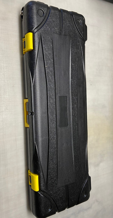 Hard shell retractable banner stand carrying case. Travel case