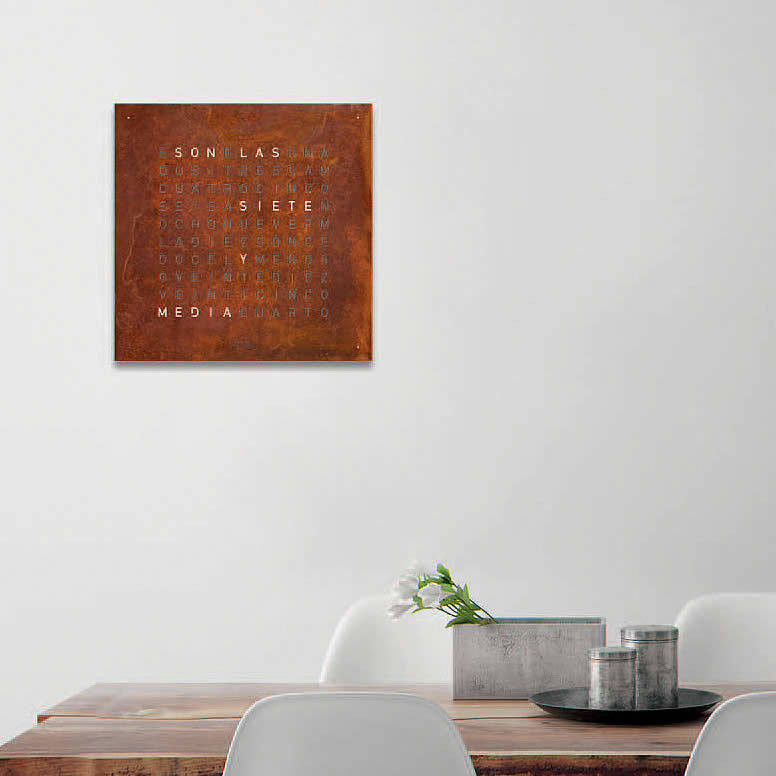 QLOCKTWO - EARTH 45 RUST CREATOR'S EDITION