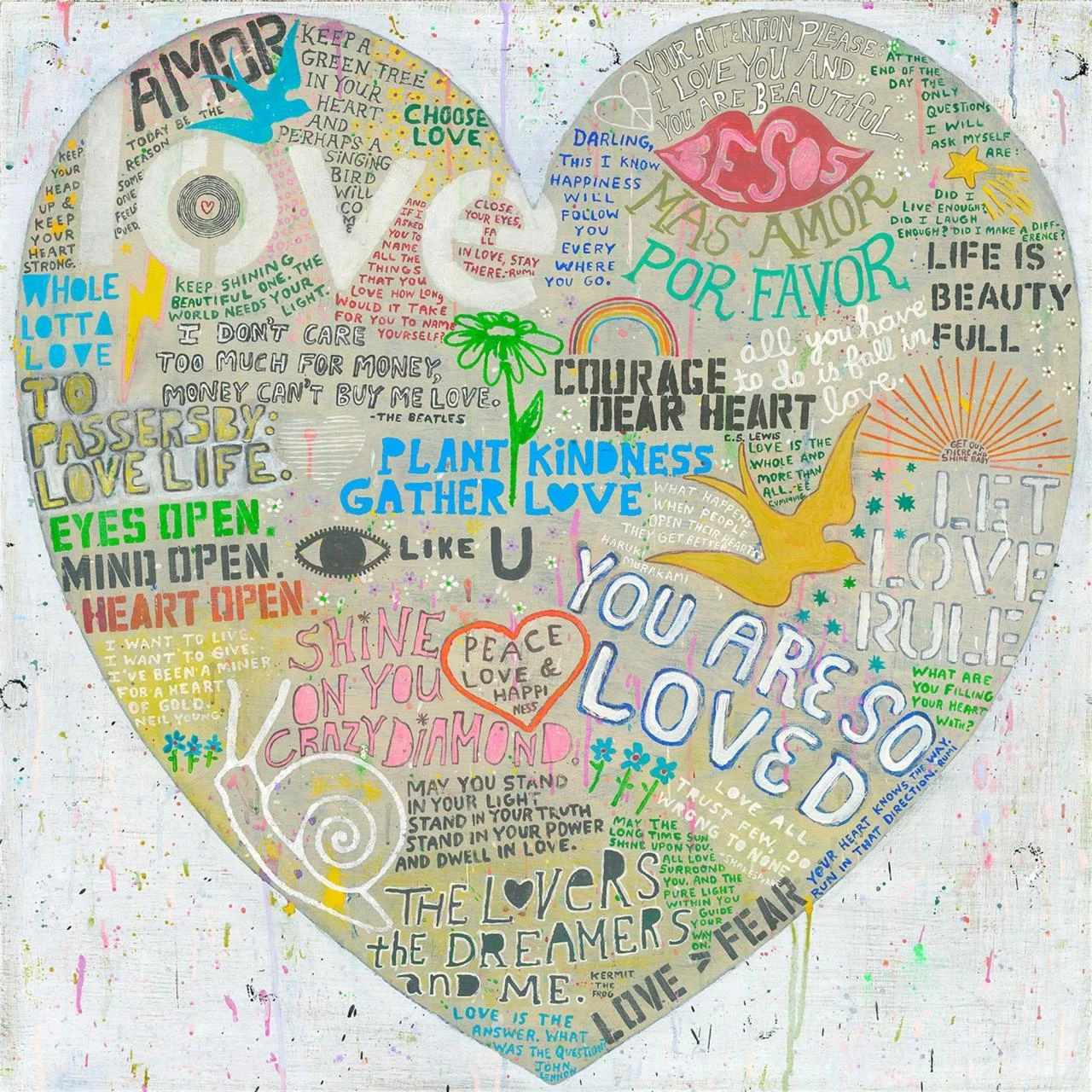 Choose Love Art Print Black and White Sugarboo and Co | Giving Tree