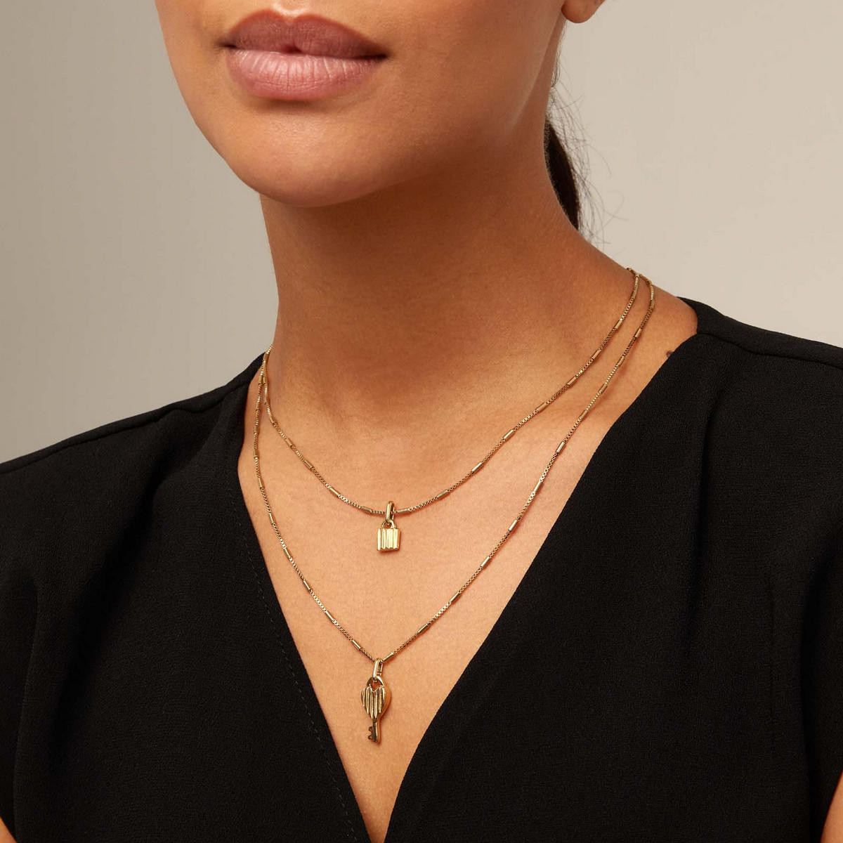 Unlock Necklace Gold by UNOde50 | Giving Tree Gallery
