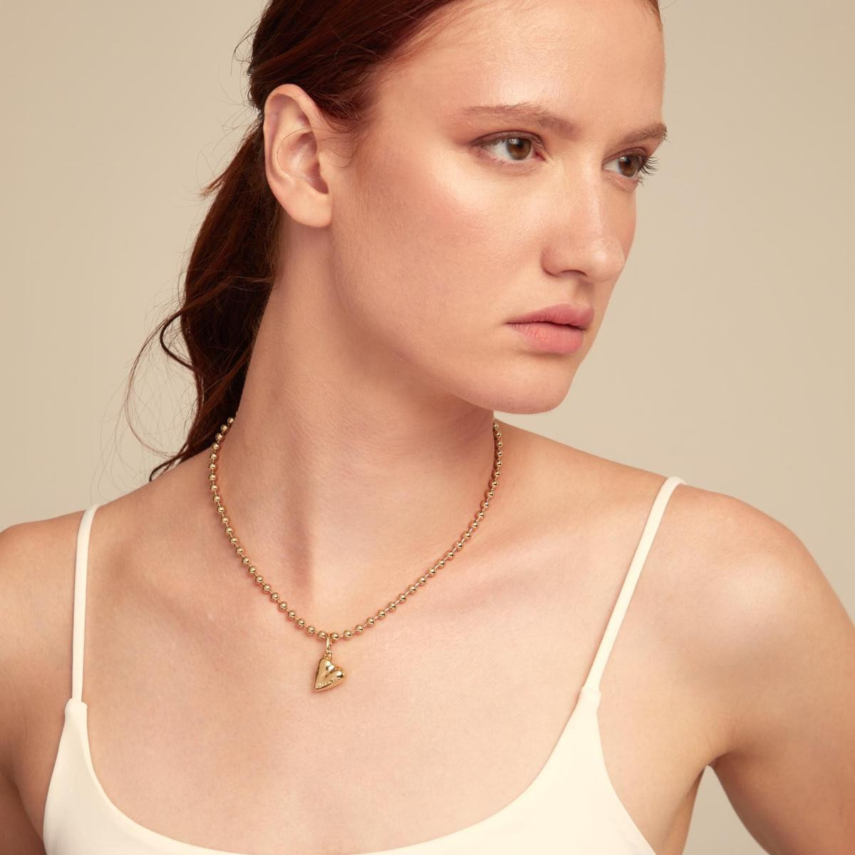 Heart Charm - Gold by UNOde50