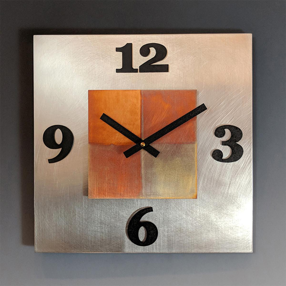 Kitchen Steel Clock by Leonie Lacouette