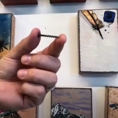 How to Hang Houston Llew Spiritiles - The Giving Tree Gallery