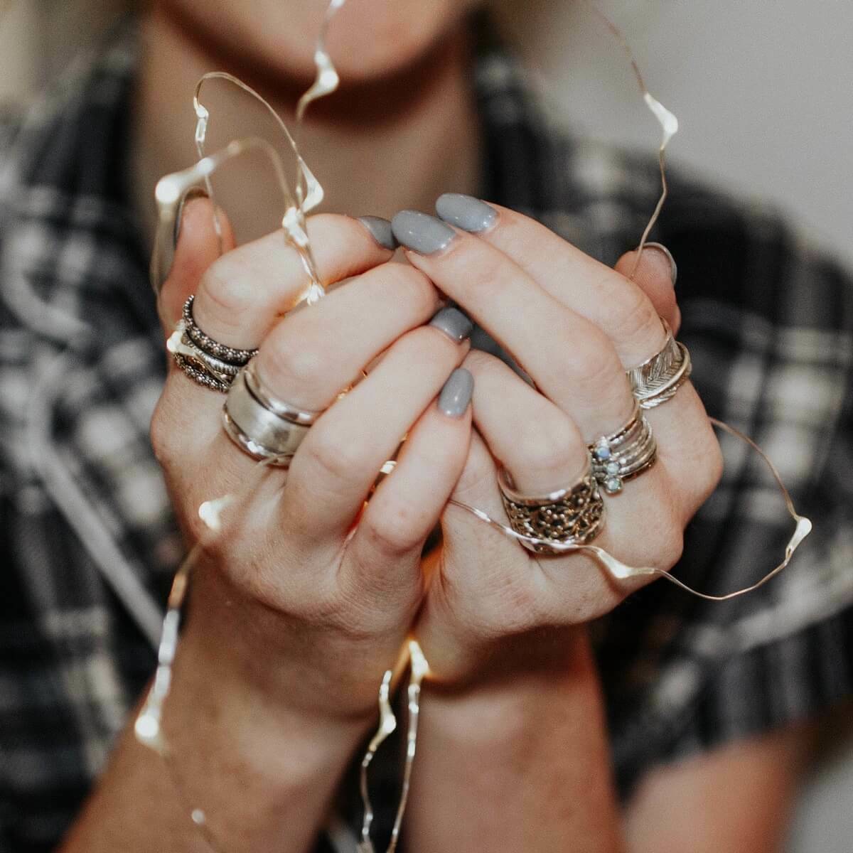 Meditation Spinner Ring Prayer Gold & Sterling Silver Israel
