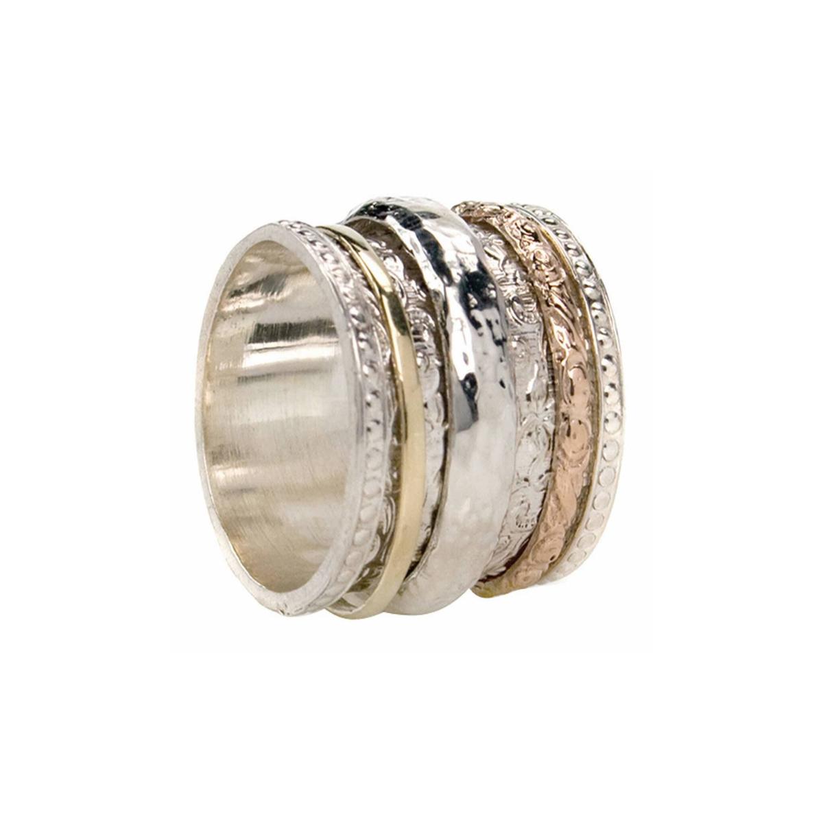 Meditation Spinner Ring Namaste Anxiety Rings Israel