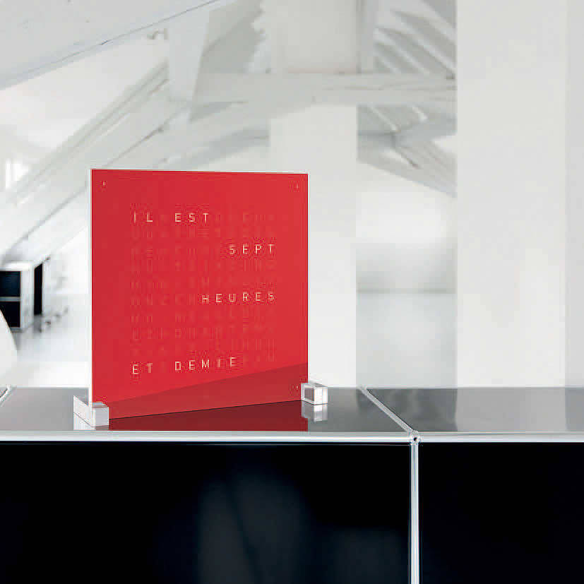 QLOCKTWO - EARTH 45 - CHERRY CAKE