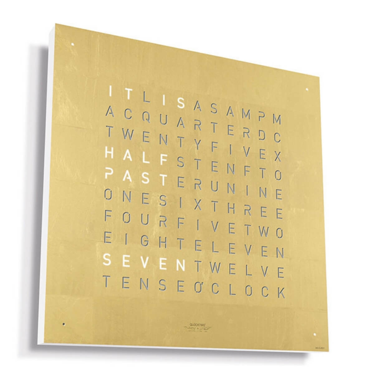 QLOCKTWO - EARTH 45 GOLD CREATOR'S EDITION