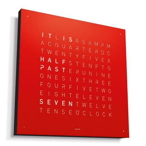 QLOCKTWO - EARTH 45 RED PEPPER