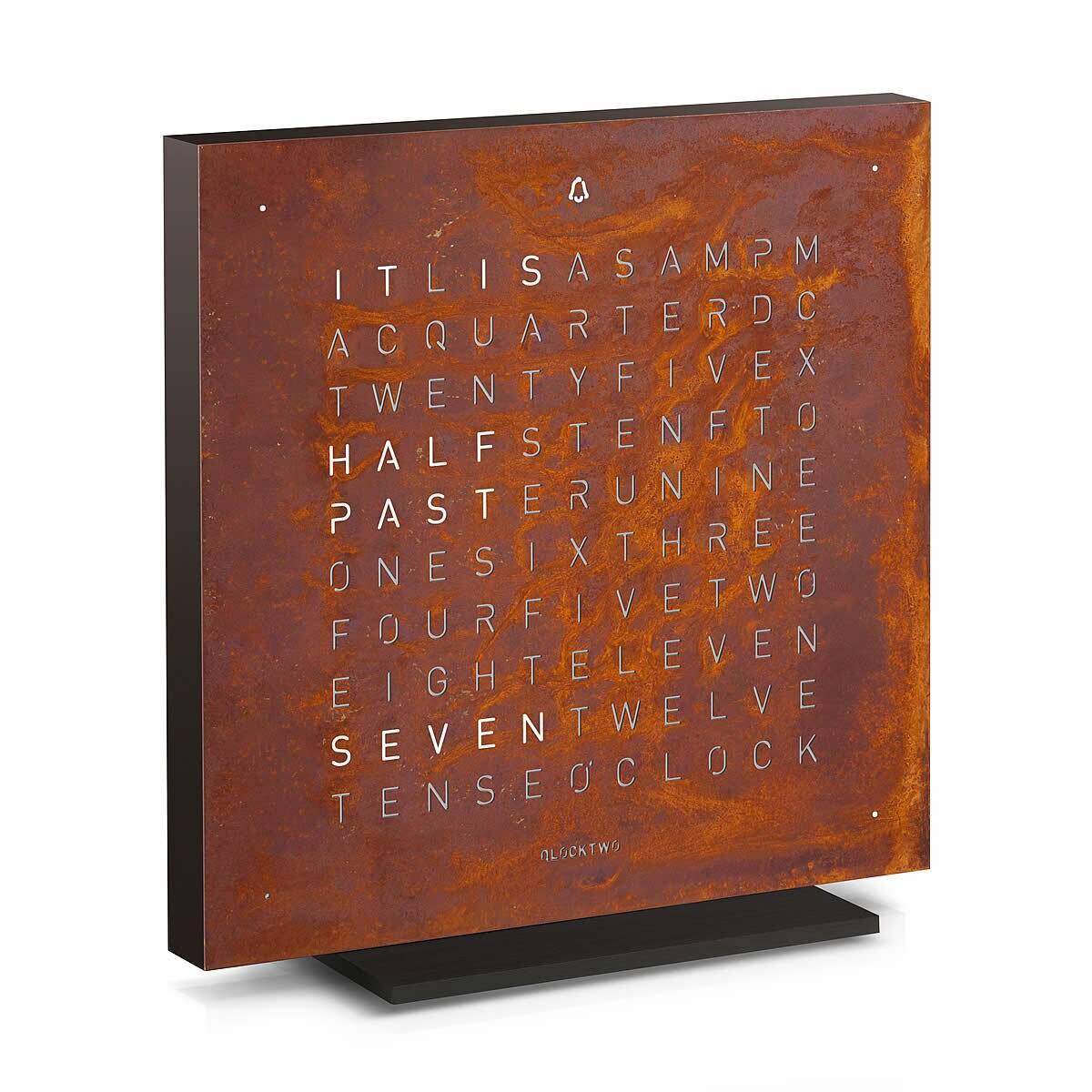 QLOCKTWO - EARTH 13.5 - RUST CREATOR'S EDITION