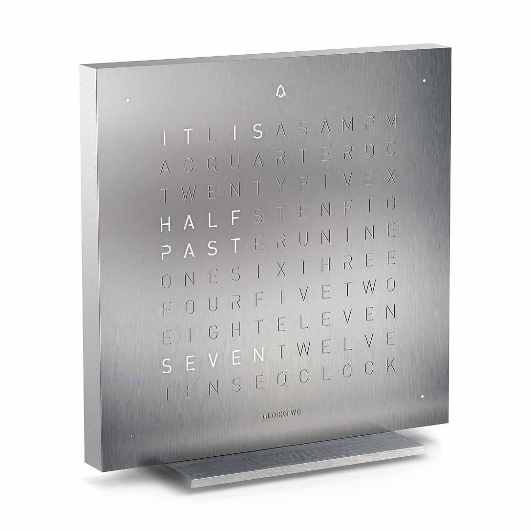 QLOCKTWO - EARTH 13.5 - FULL METAL