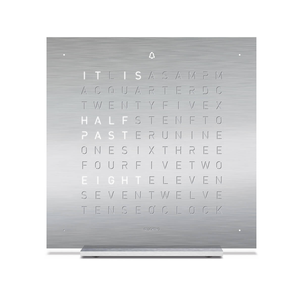 QLOCKTWO - EARTH 13.5 - FULL METAL