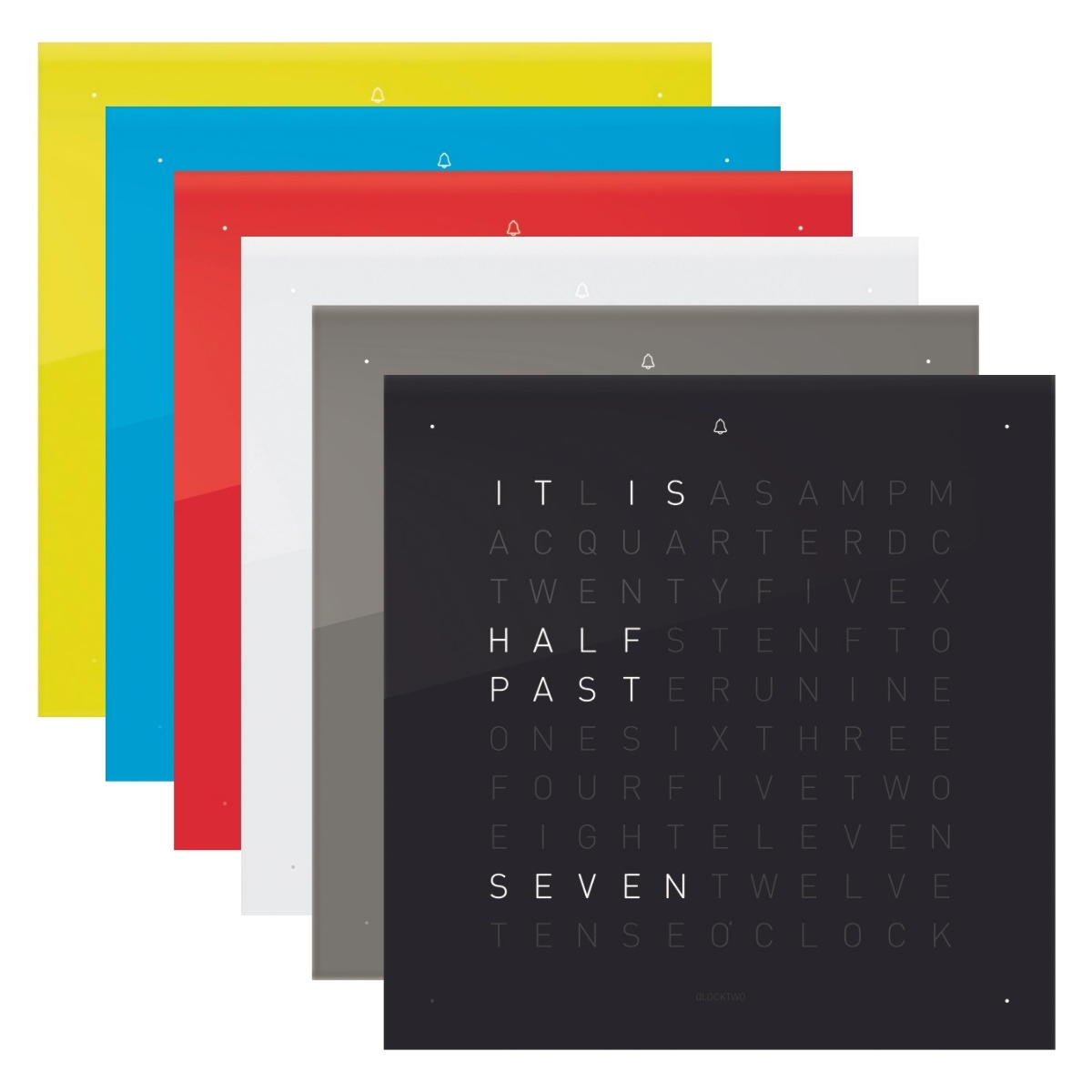 QOLOR QLOCKTWO Touch Front Cover - Assorted Colors