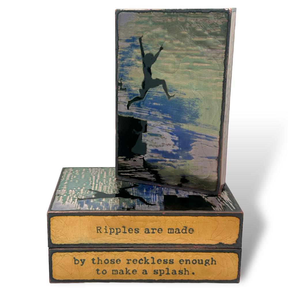 Leap - Spiritile #280 by Houston Llew | Giving Tree Gallery