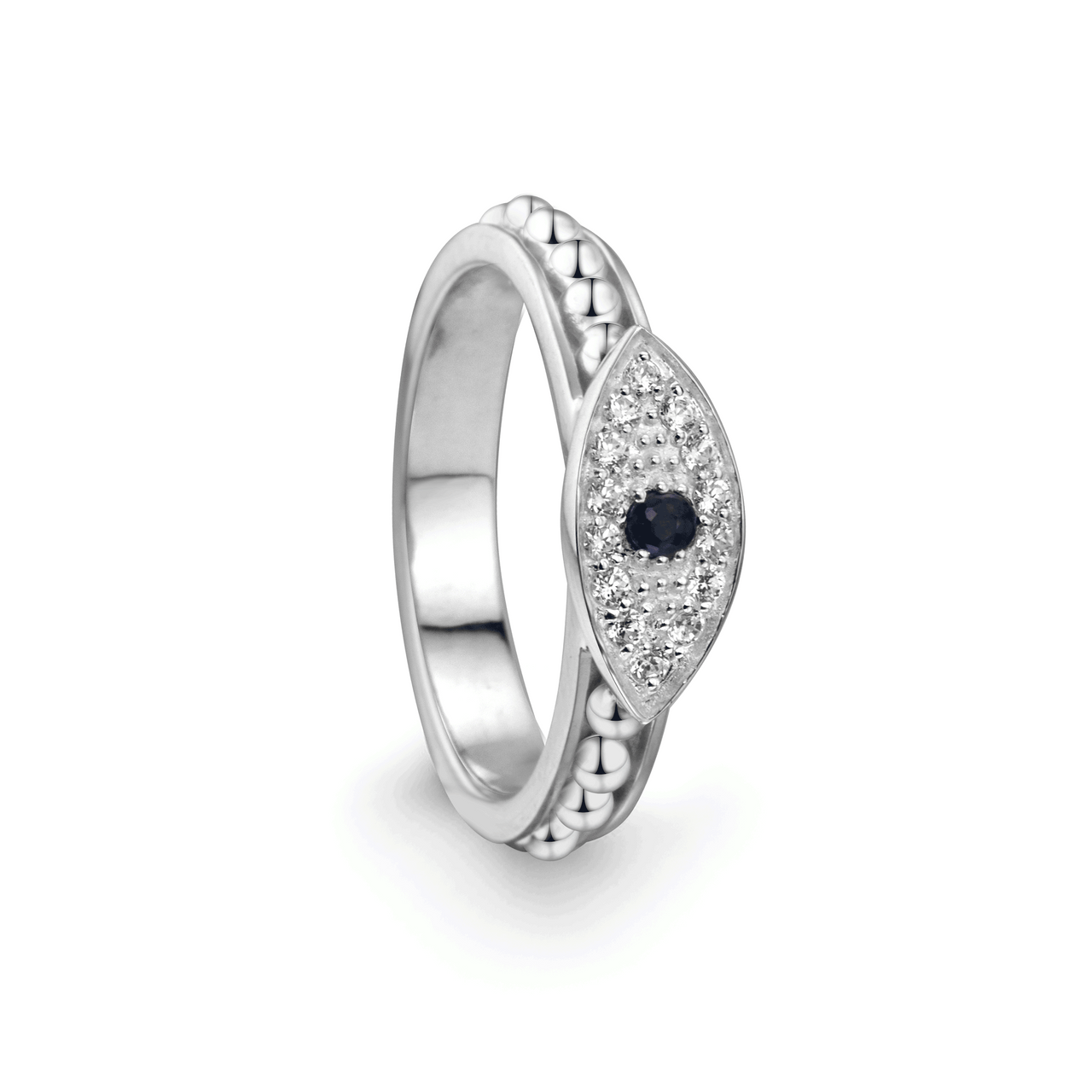 Nazar Meditation Spinner Ring - by Meditation Rings