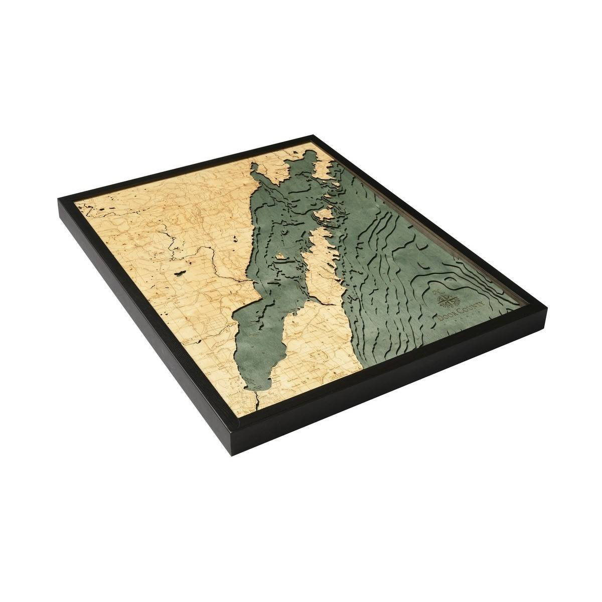 Door County Wisconsin by Nautical Wood Maps