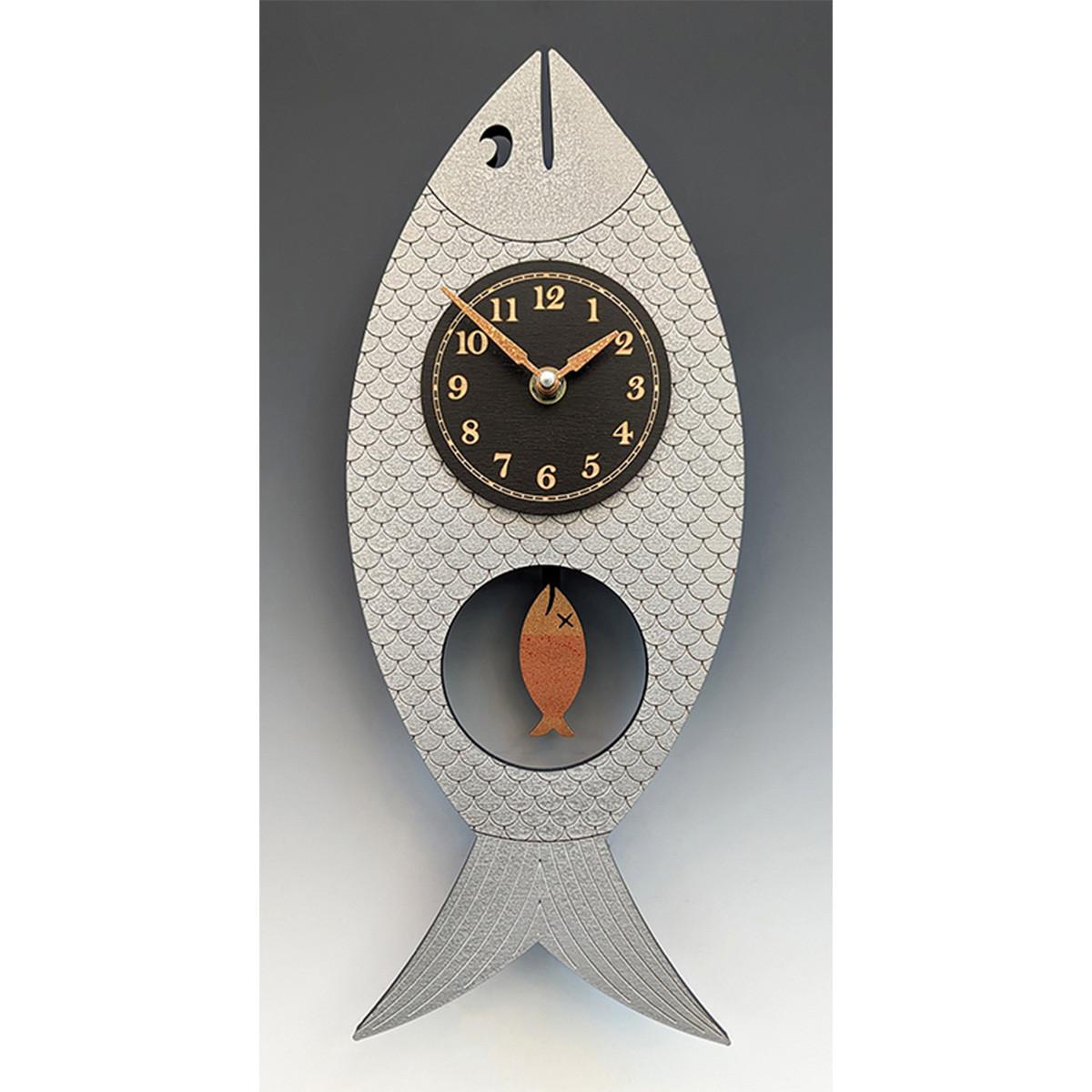 Wanda Pewter Clock by Leonie Lacouette