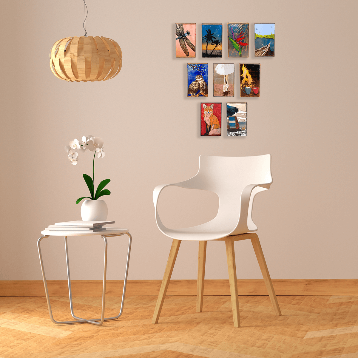 How to Hang Houston Llew Spiritiles - The Giving Tree Gallery