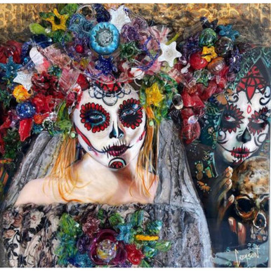 Sugar Skull #2 by Creason | Giving Tree Gallery