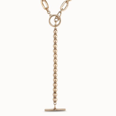 YOLO Necklace Gold by UNOde50 | Giving Tree Gallery