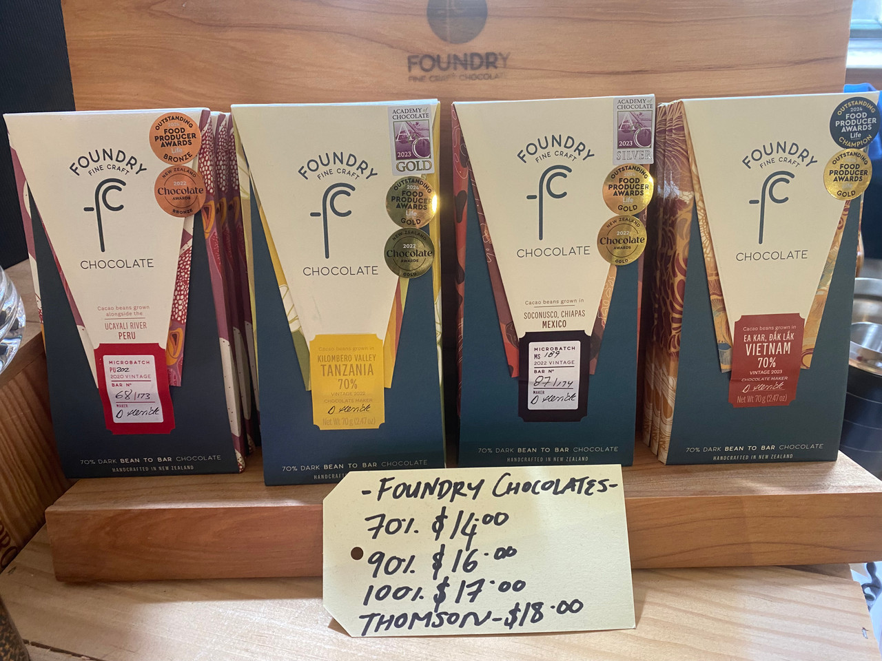 Foundry - handcrafted chocolate - Cahns Wines & Spirits