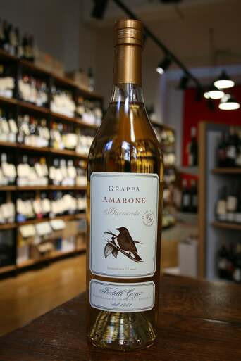 Fratelli Gozio - Amarone Grappa Barricata (oaked) 500ml - Cahns Wines ...