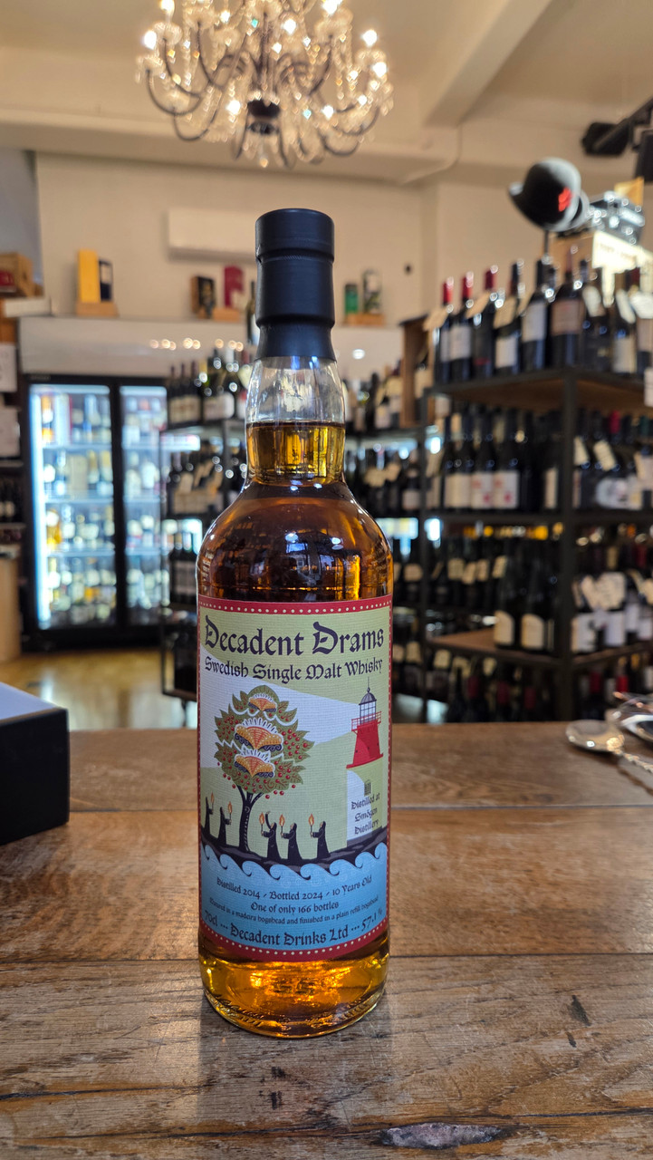 Decadent Drinks - Smögen Swedish 10 Y.O Whisky 57.1% - Cahns Wines ...