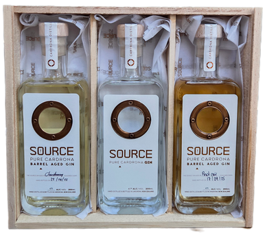 Cardrona Distillery - The Source Gin Trio 3 x 200ml - Cahns Wines & Spirits