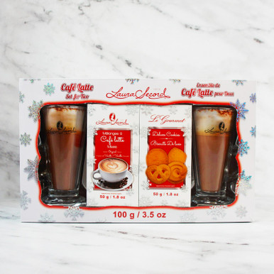 Café latte gift set for 2