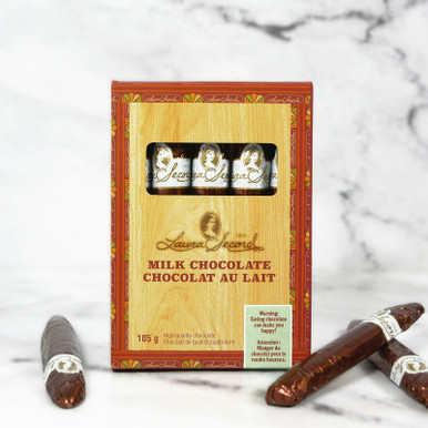 Box of 5 Pink Milk Chocolate Cigars