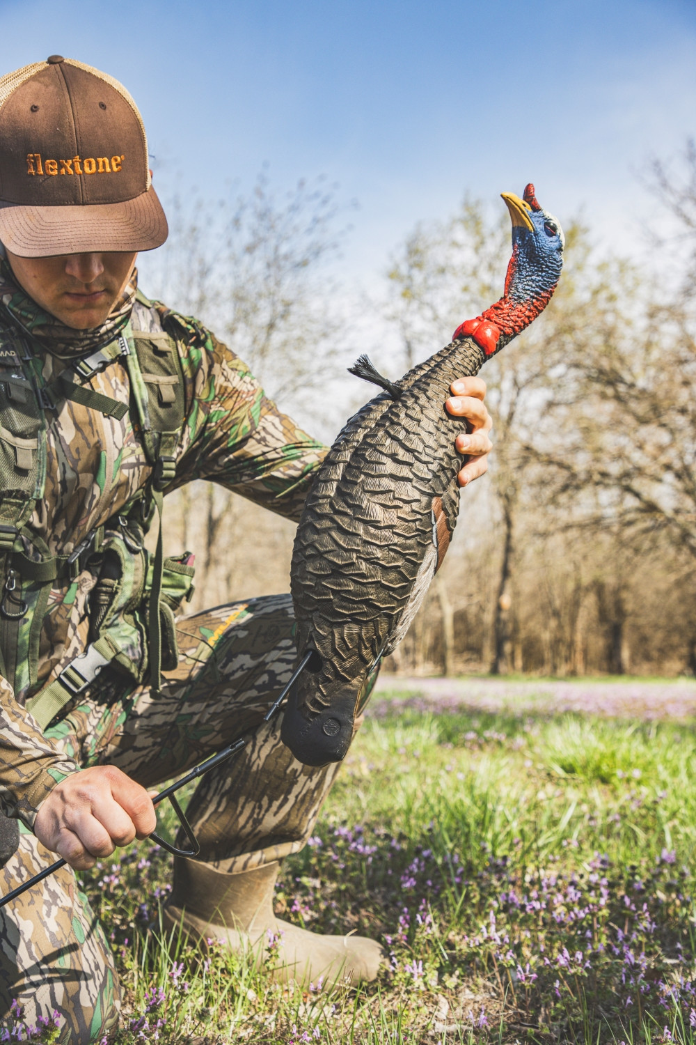 Flextone Game Calls | Thunder Chick Upright | Turkey Hen Decoy