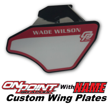 Custom Wing Plates w/ Name - OnPoint Graphix