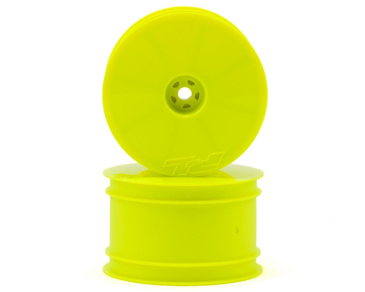 Pro-Line Velocity 2.2" Rear Wheels (2) (B6/22/RB6/ZX6) (Yellow) w/12mm ...